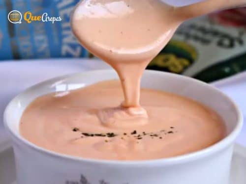 Salsa Rosa 【 Receta fácil en 5 minutos 】Mejores usos